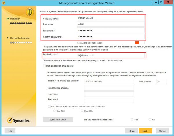 วิธีการติดตั้ง Symantec Endpoint Protection