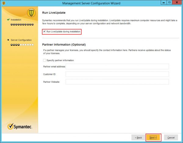วิธีการติดตั้ง Symantec Endpoint Protection