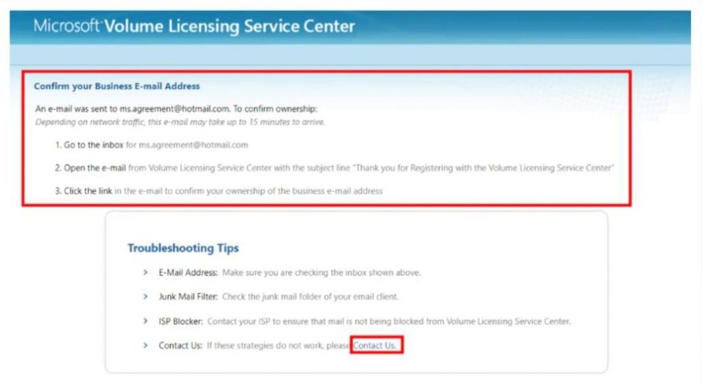 วิธีการลงทะเบียนใช้งาน Microsoft Open License (OLP) ผ่าน VLSC