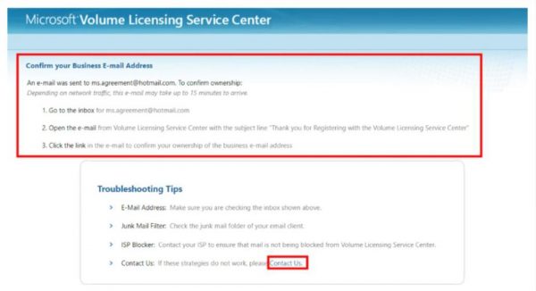 วิธีการลงทะเบียนใช้งาน Microsoft Open License (OLP) ผ่าน VLSC