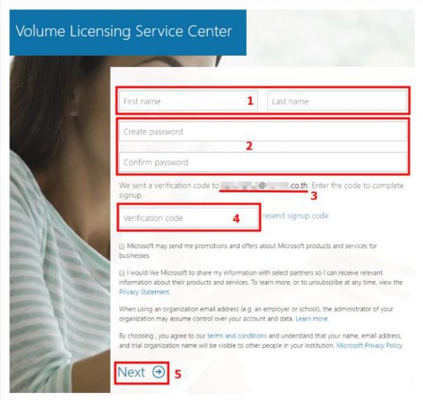 วิธีการลงทะเบียนใช้งาน Microsoft Open License (OLP) ผ่าน VLSC