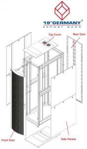 จำหน่าย 19” GERMAN IDC SERVER RACK 27U | G8-61027B